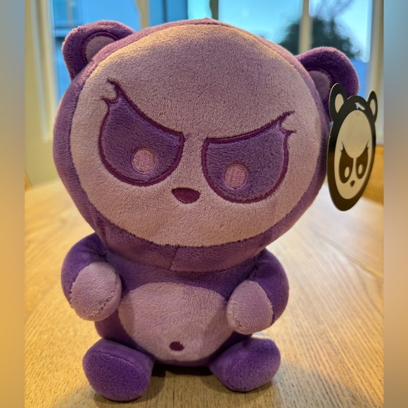 Angry Panda | Toys | Rare Angry Panda Series Plush Purple Plush New ...